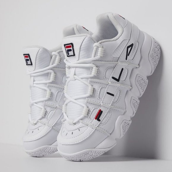 Fila | Shoes | Fila Leather White Platform Sneakers | Poshmark